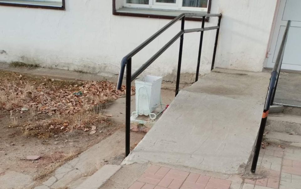 В районе Бурятии подняли на смех пандус больницы